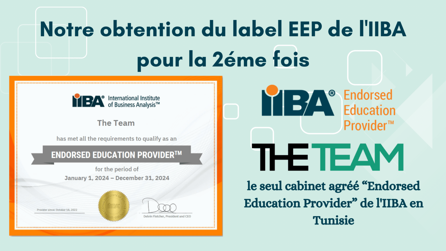 Le seul cabinet agréé Endorsed Education Provider - The Team